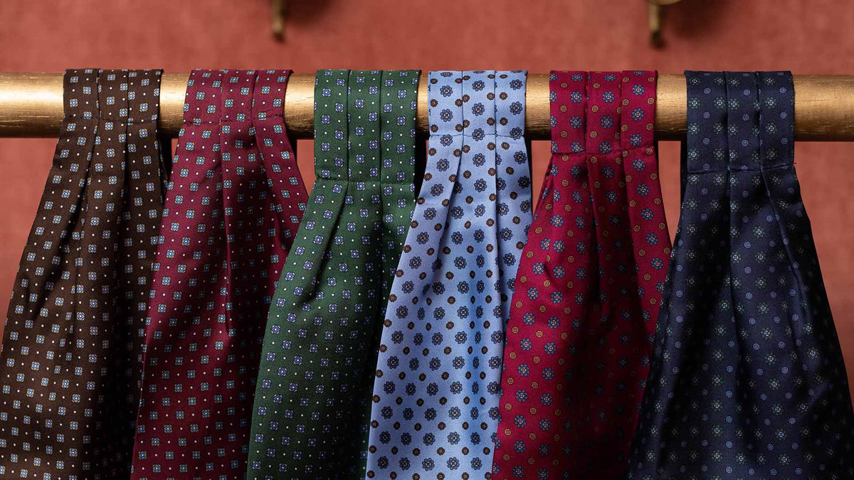 Italian Silk Ascots - Handmade in Italy | Serà Fine Silk
